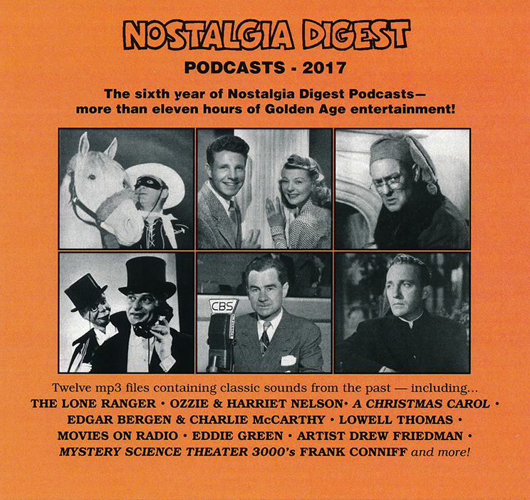 Nostalgla Digest Podcast CD - 2017